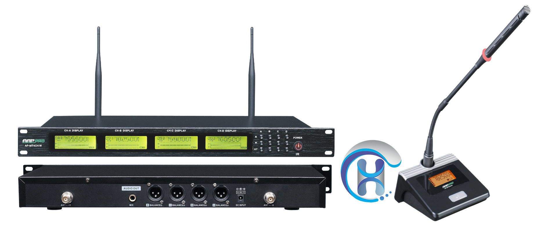 میکروفن کنفرانس بی سیم AAPPRO مدل AP-MT4CHW - چاووش 110